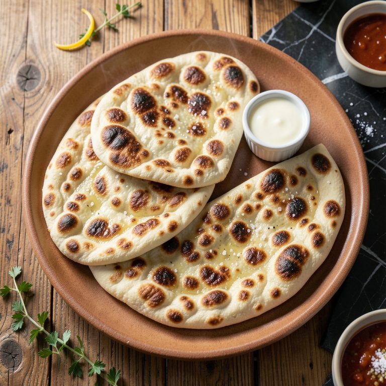 Easy Naan Recipe No Yogurt: Fluffy Pillow Bread Without Dairy - Drool ...