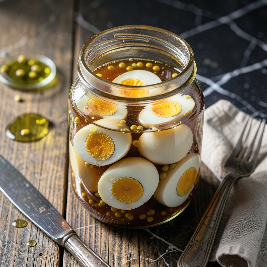 Easy Pickled Eggs Recipe With Vinegar: Tangy Brine in 24 Hours - Drool ...