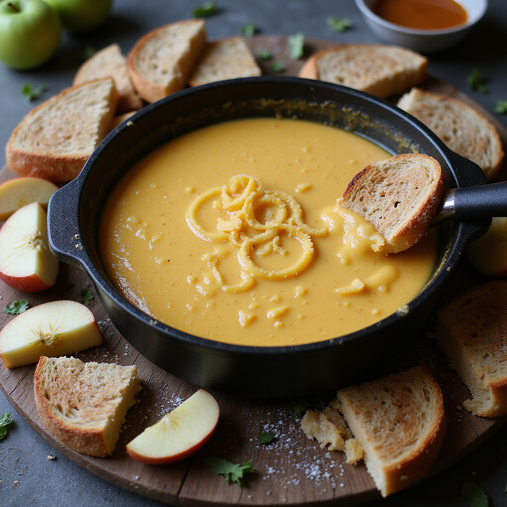 Fondue Recipe Without Wine: Creamy Melt With Apple Cider Twist - Drool ...