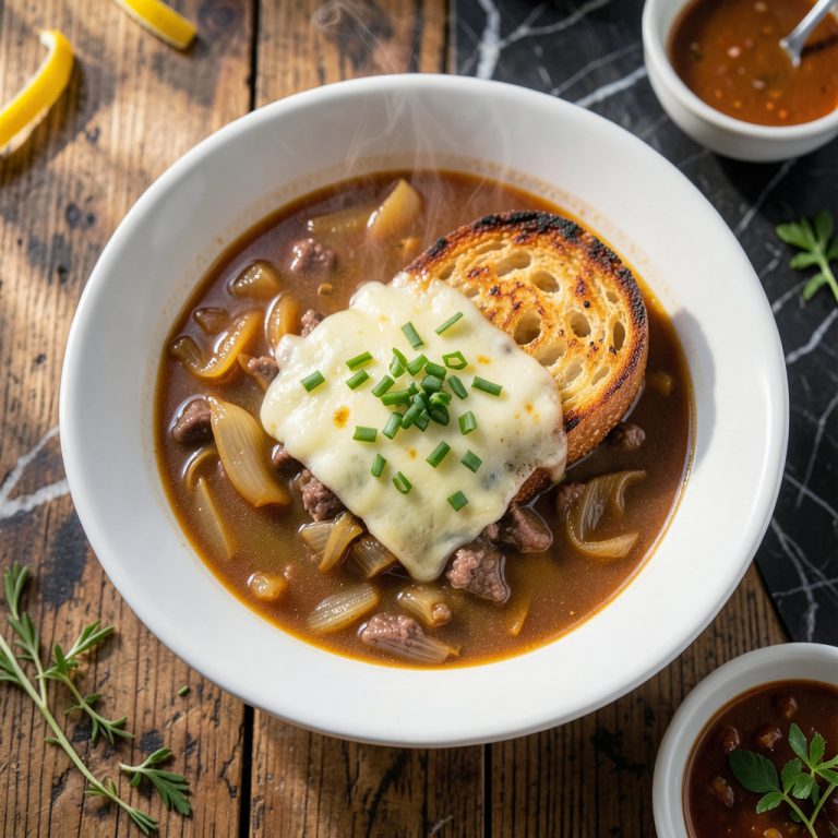 French Onion Soup Recipe Without Alcohol: Deep Caramelized Flavor in ...