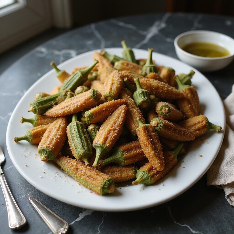 Fried Okra Recipe Without Cornmeal: Crispy Golden Pods With Flour-Only ...