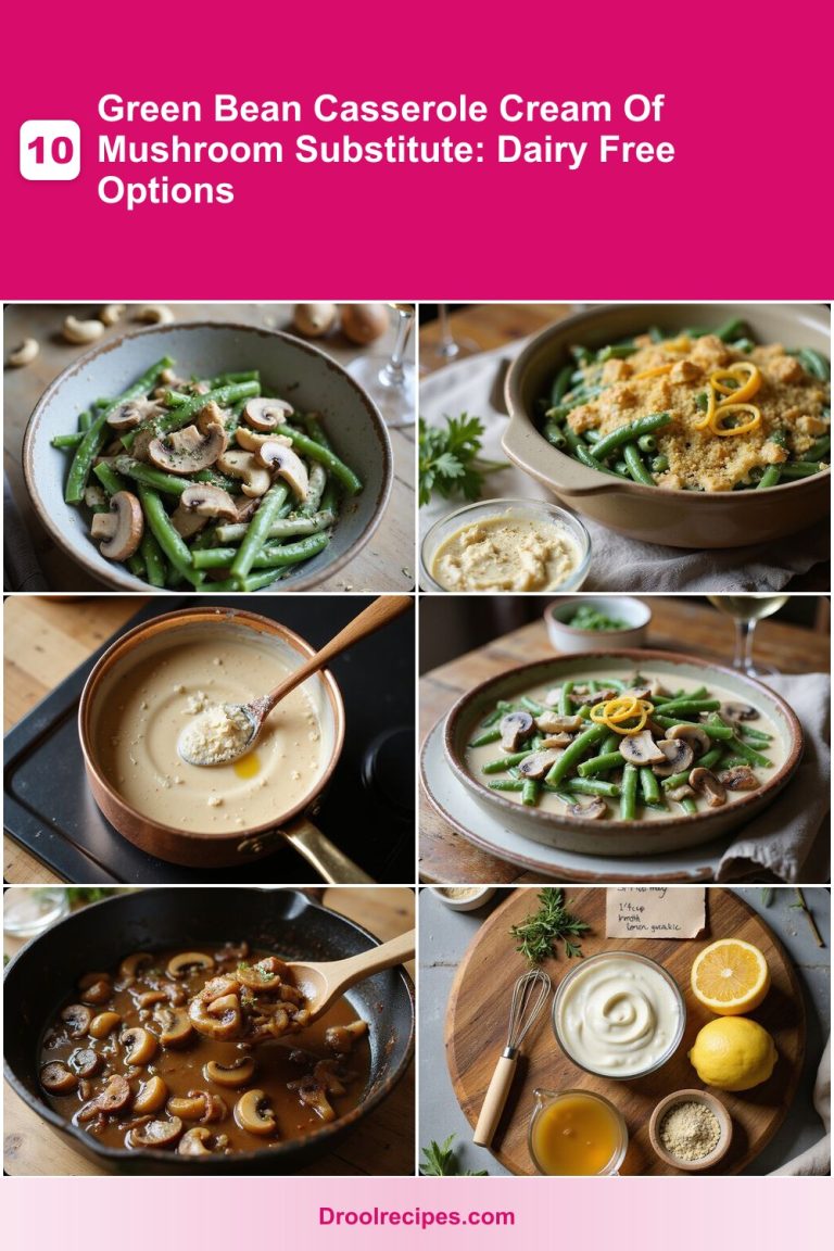 10 Green Bean Casserole Cream Of Mushroom Substitute: Dairy Free ...