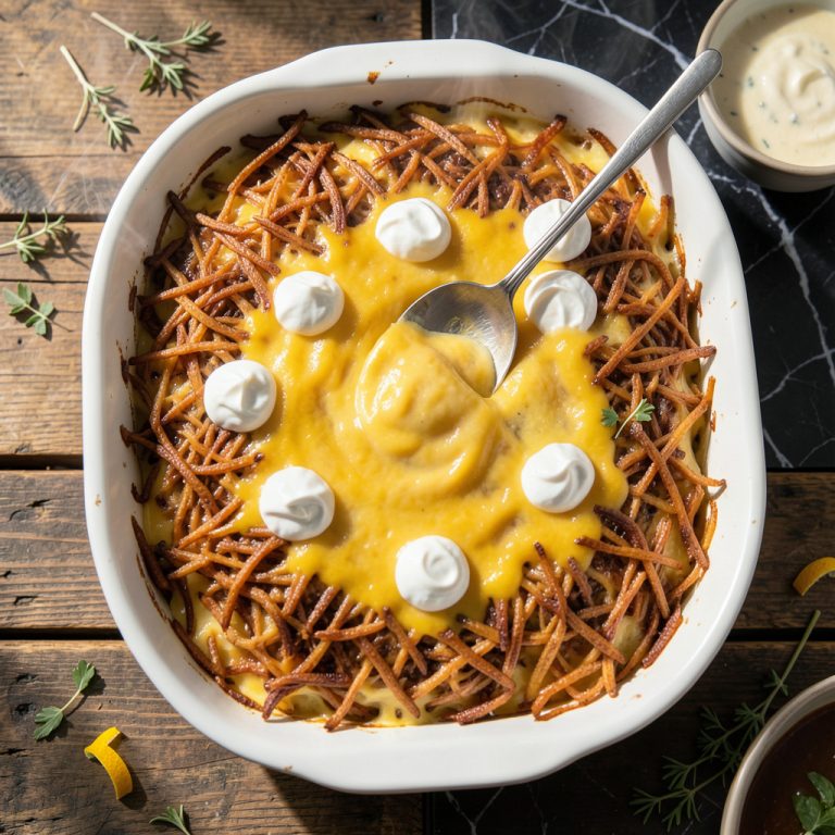 Hashbrown Casserole Recipe Without Soup: Crispy Top and Creamy Layers ...
