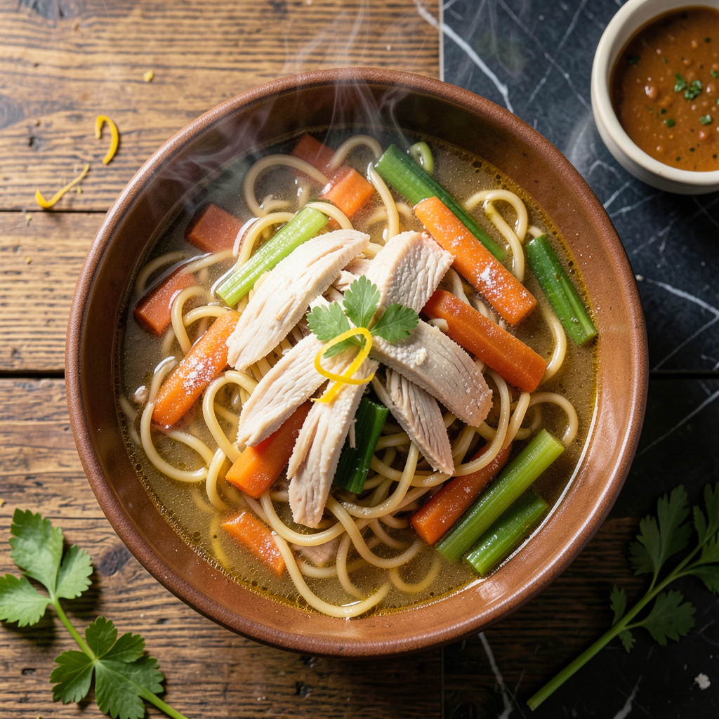 Homemade Egg Noodle Recipe for Chicken Noodle Soup: Tender Ribbons in ...