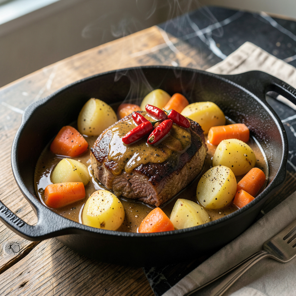 Mississippi Pot Roast Recipe With Potatoes and Carrots: Slow-Cooked ...