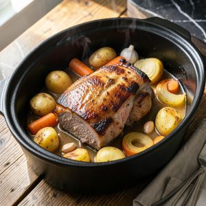 Pork Roast Recipe Crock Pot With Potatoes And Carrots: Set-It-And ...