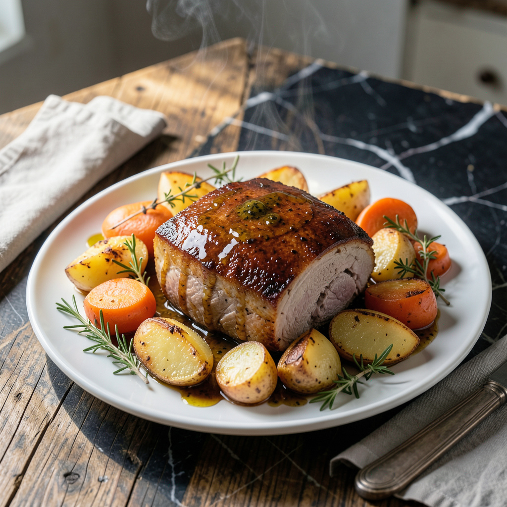 Pork Roast Recipe With Potatoes and Carrots: Herb-Infused One-Pan Feast ...