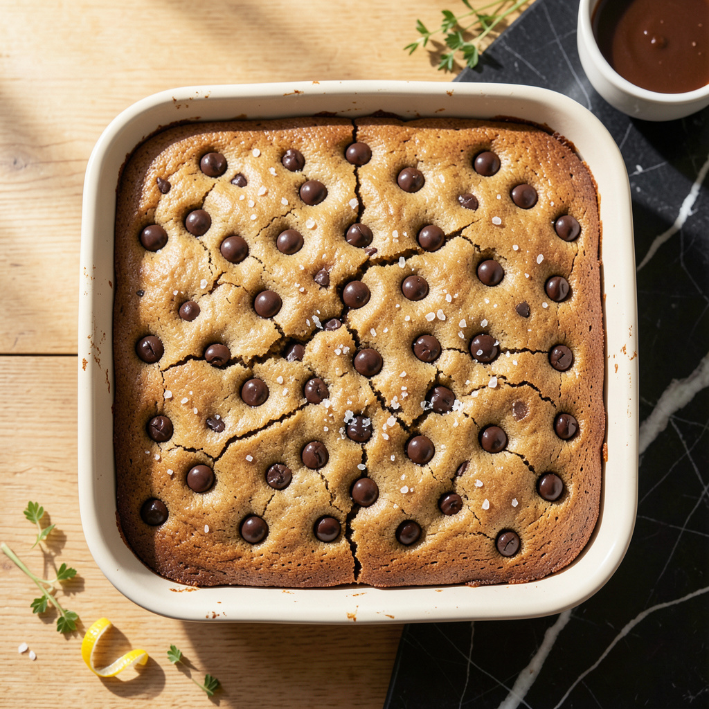 Recipe For Blonde Brownies With Chocolate Chips: Buttery Base With ...