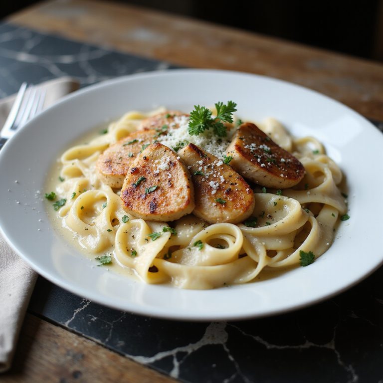 Recipe For Fettuccine Alfredo With Chicken: Velvety Sauce With Garlic ...