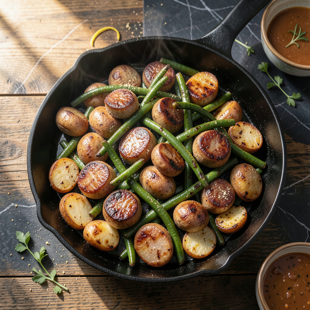 Recipe for Smoked Sausage, Potatoes and Green Beans: Sheet Pan Dinner ...