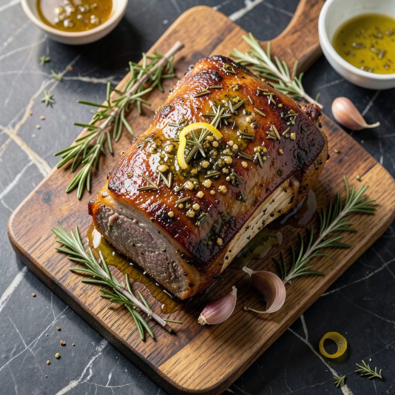 Roast Leg of Lamb Recipe Bone In: Herb-Crusted and Fall-Off-The-Bone ...