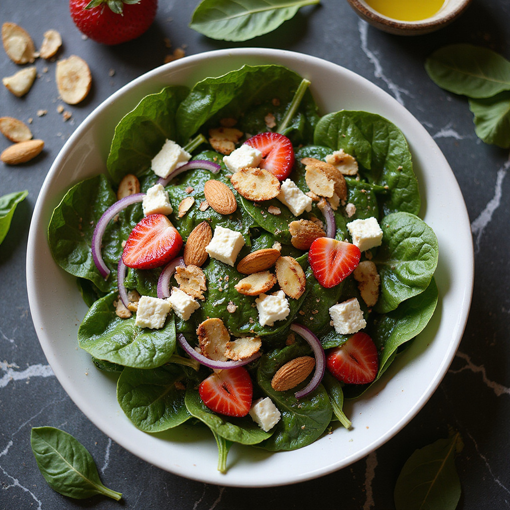 Spinach Salad Recipes: Fresh Greens With Vibrant Toppings - Drool Recipes