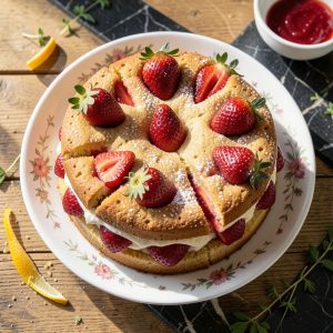 Strawberry Cake Recipe From Scratch With Fresh Strawberries: Triple ...