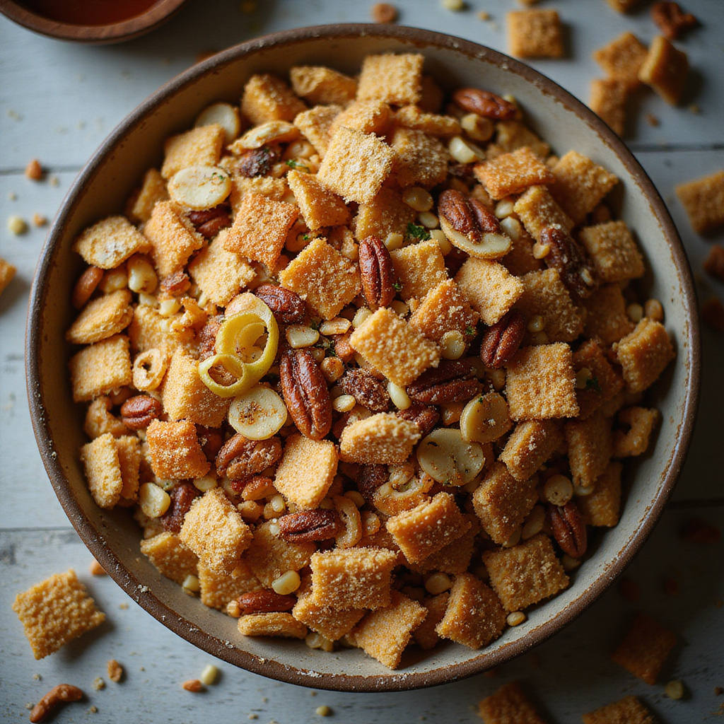 Sweet Chex Mix Recipe With Brown Sugar: Caramel-Coated Party Snack ...