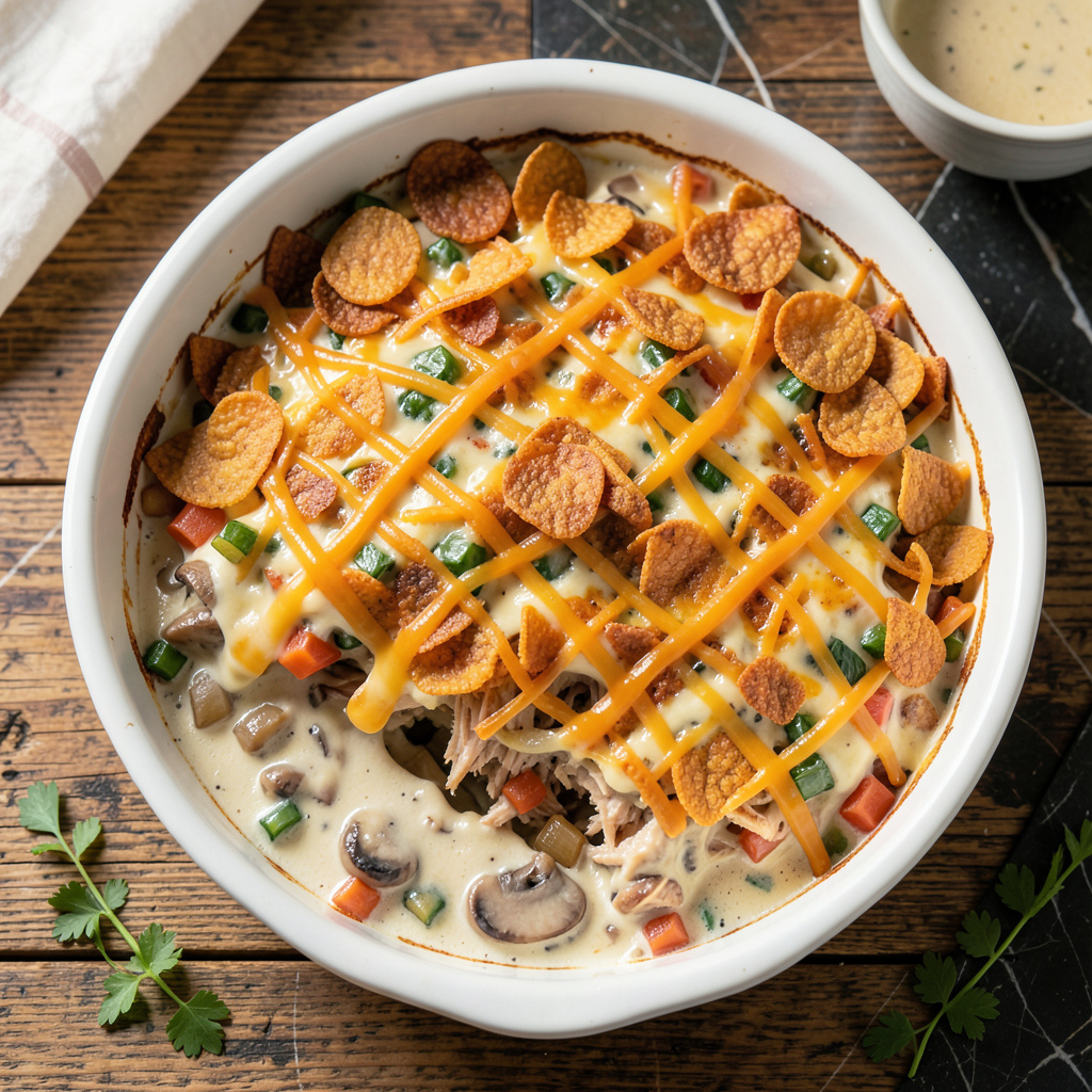 Turkey Casserole Recipe With Cream of Mushroom Soup: Old-Fashioned ...