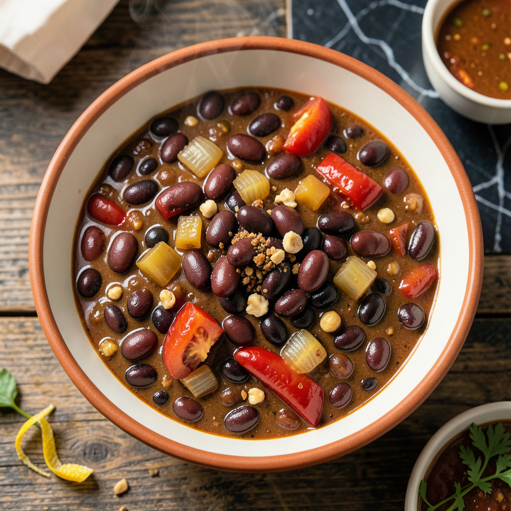 Vegetarian Chili Recipe Crock Pot: Hands-Off Spiced Heartiness - Drool ...