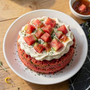 Watermelon Cake Recipe with Real Watermelon: Refreshing Summer ...