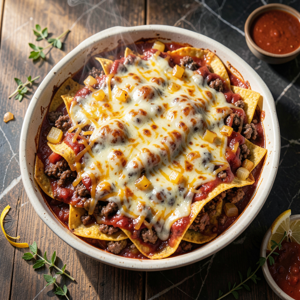 Beef Enchilada Casserole Recipe With Corn Tortillas: Layered Tex-Mex ...