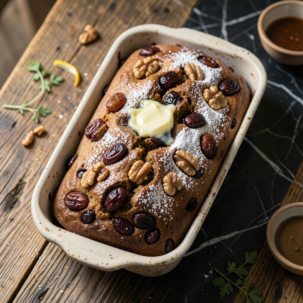 Date Nut Bread Recipe With Molasses: Rich Spiced Loaf With Chewy ...