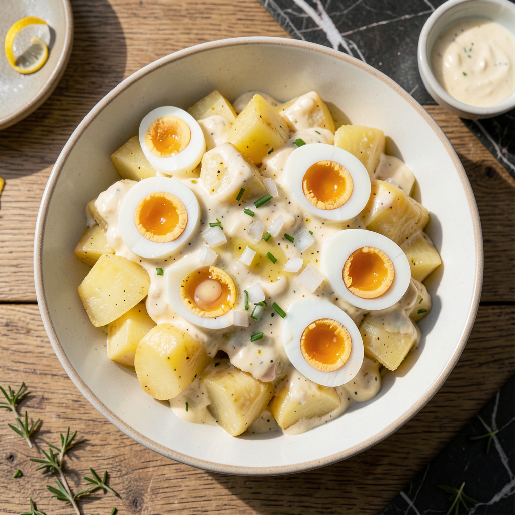Potato Salad Recipe With Egg and Mayo: Classic Creamy Picnic Staple ...