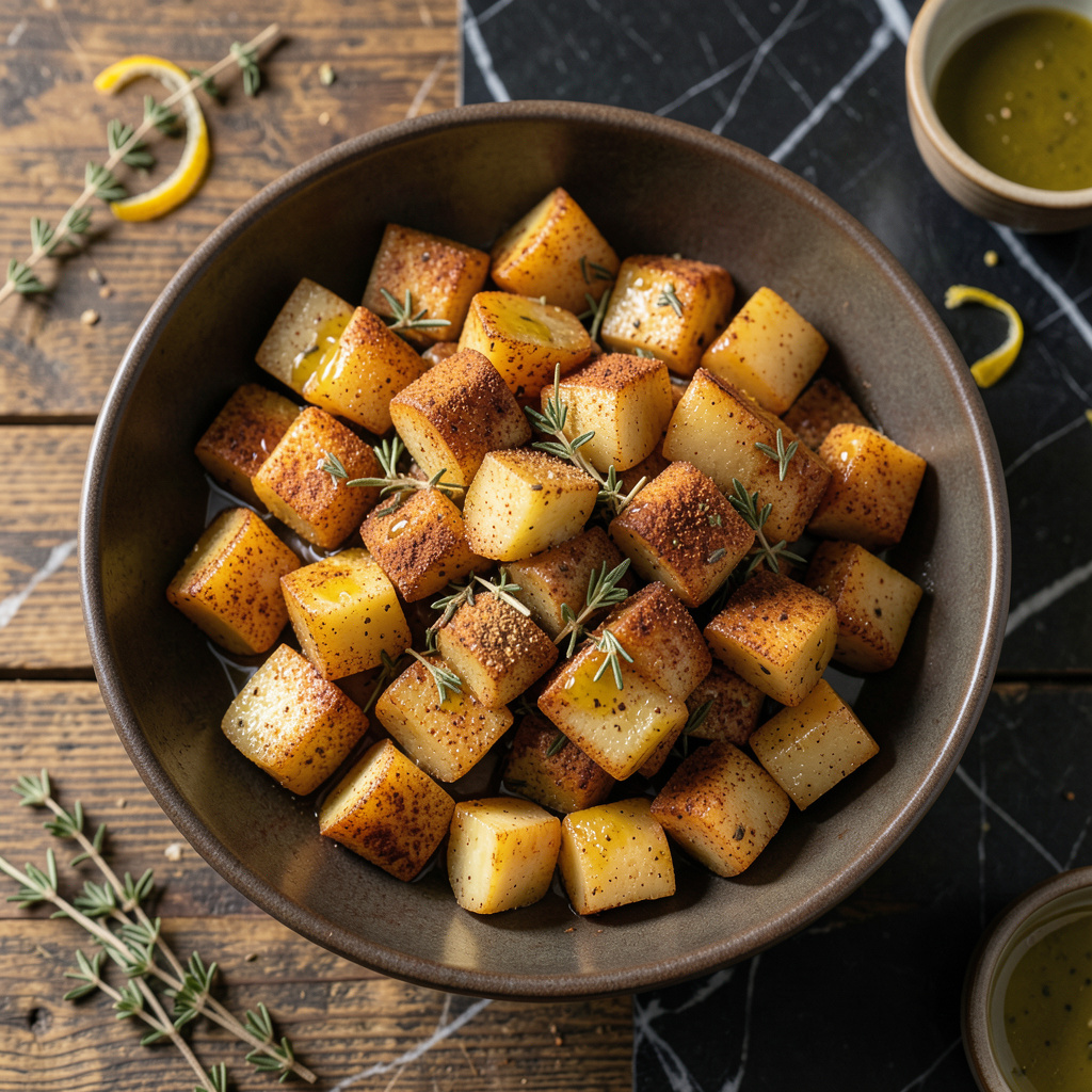Swamp Potatoes Recipe Ingredients: Crispy Oven-Roasted Cajun Spice ...