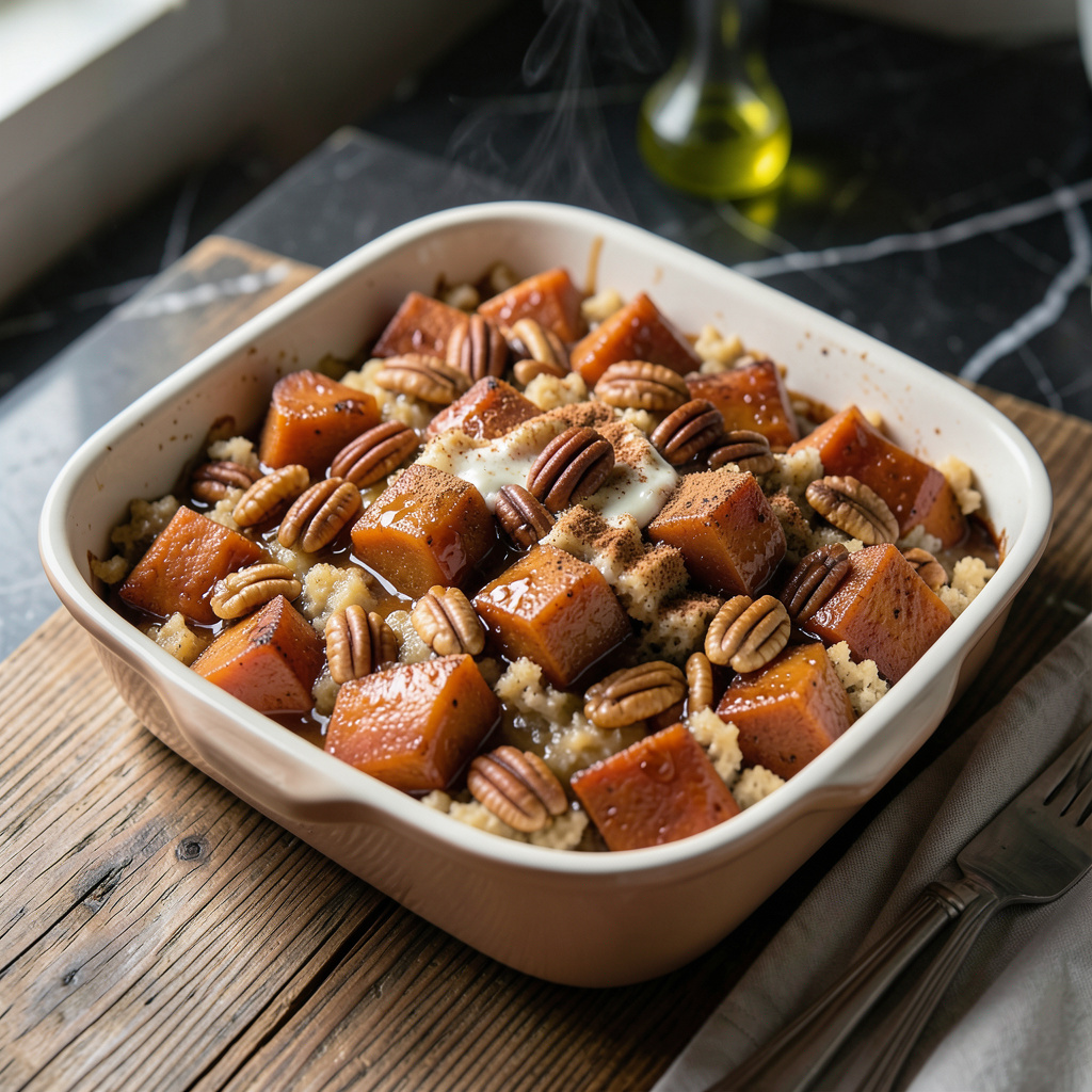 Sweet Potato Recipe Pecans Brown Sugar: Candied Topping With ...