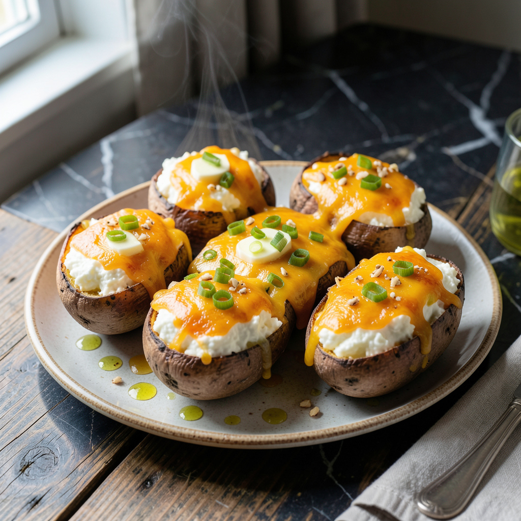 Twice Baked Potato Recipe Without Sour Cream: Creamy Greek Yogurt Swap ...